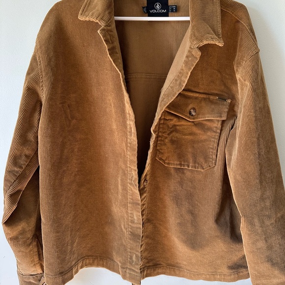 Volcom | Jackets & Coats | Volcom Tan Corduroy Utility Jacket | Poshmark